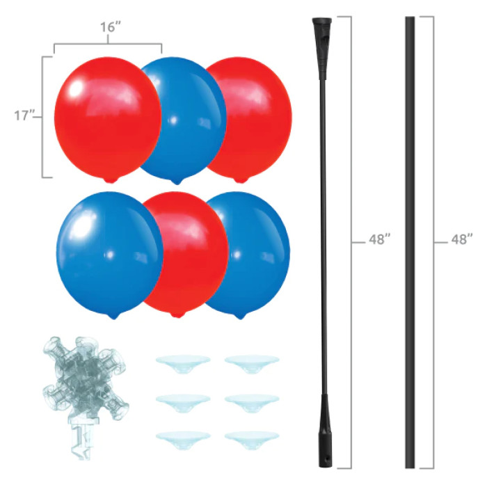 Six Balloon Bobber Cluster Kit