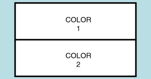 Two Color Horizontal Flag
