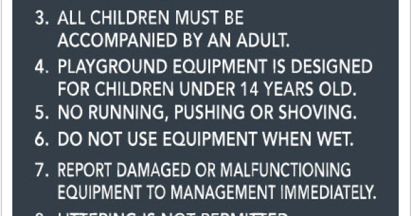 Playground Rules