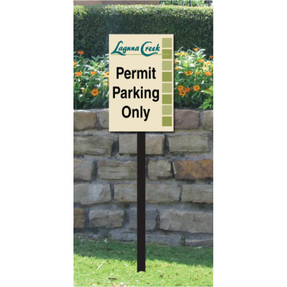 Square Sign Pole