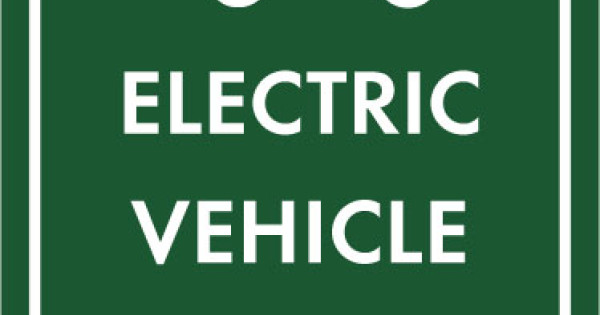 Electric Vehicle Charging Sign
